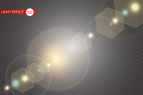 벡터 투명 한 햇빛 특수 렌즈 플레어 빛 효과입니다 태양 광선으로 플래시 스포트 라이트 개성 개념에 대한 스톡 벡터 아트 및 기타 이미지 개성 개념 광선 날씨