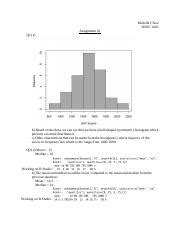 DNSC Assignment 1 Docx Richelle Chow DNSC 1001 Assignment 1 Q1 A B