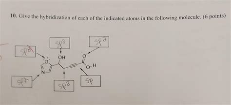 Solved Really Just Need An Explanation For The Sp3 Oxygen