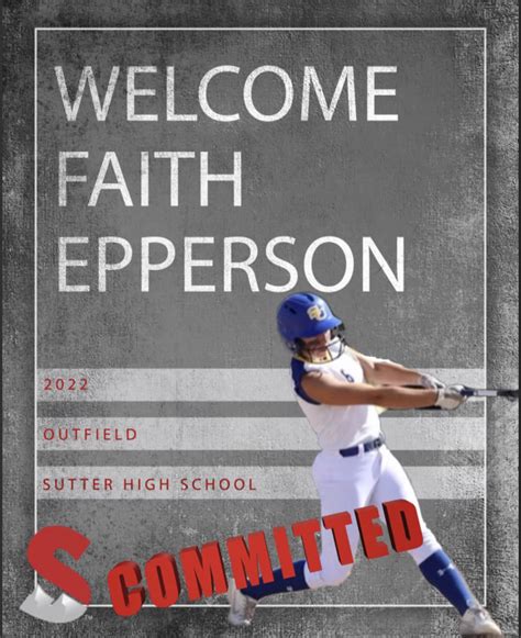 Sierra Help Us Welcome Outfielder 𝔽𝕒𝕚𝕥𝕙 𝔼𝕡𝕡𝕖𝕣𝕤𝕠𝕟 To The Wolverine