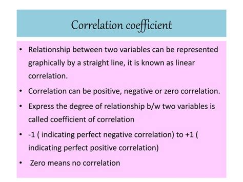 Regression And Correlation Coefficient Ppt
