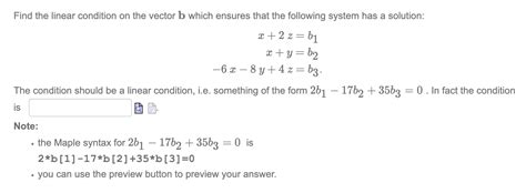 Solved Notethe Maple Syntax For 2b1 17b235b30