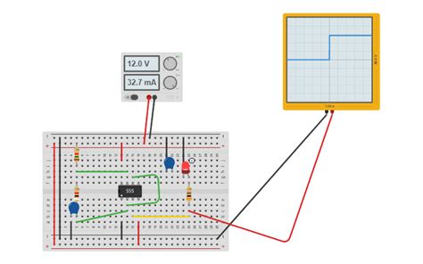 Circuit Design 555 Timer Tinkercad