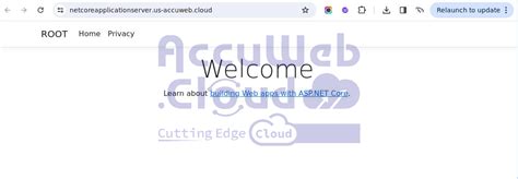 Build And Deploy NET Core Application On AccuWeb Cloud