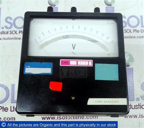 Yokogawa Portable Analog Voltmeter Hz Yokogawa Electric Works Japan Voltmeters