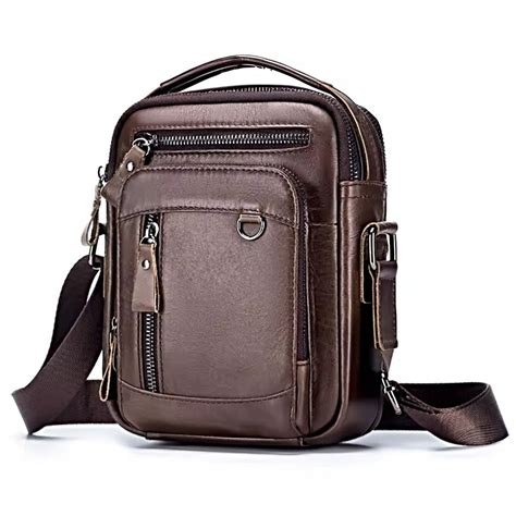 Timeless Axis Crossbody Durable Leather Bag With Utility Design