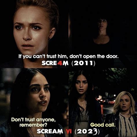 Kirby Reed And Samantha Carpenter — Scream 4 2011 And Scream Vi 2023