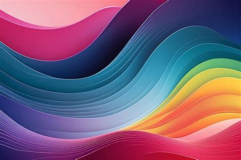 Premium Ai Image Abstract Wavy Wave Background With Smooth Silky
