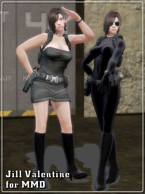 Mmd Jill Valentine For Mmd Model Dl By Riveda On Deviantart