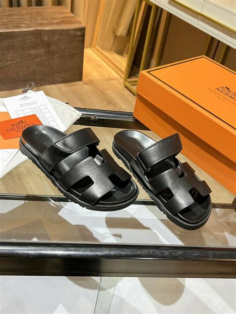 Hermes Oran Sandal Black Kelvint Store Kelvint