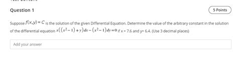 Solved Question Points Suppose F X Y C Is The Chegg