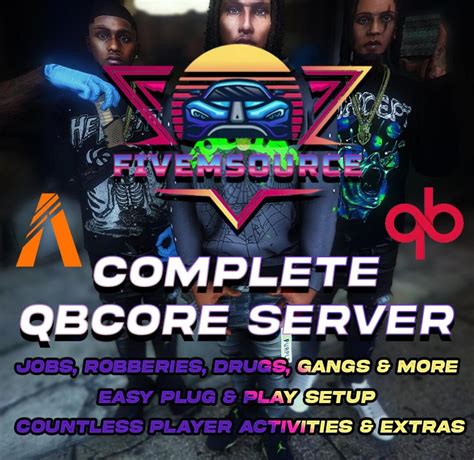 Full Complete Qbcore Server Fivem Ready High Quality Plug Play