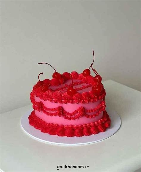 کیک تولد قرمز لاکچری ” 30 مدل برای سوپرایز و تولد های عاشقانه همسر