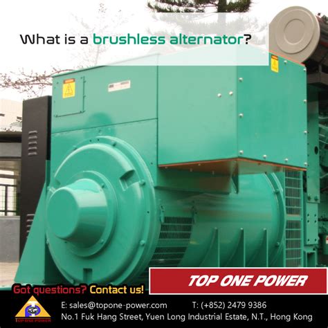 What Is A Brushless Alternator In A Diesel Generator Top One Power