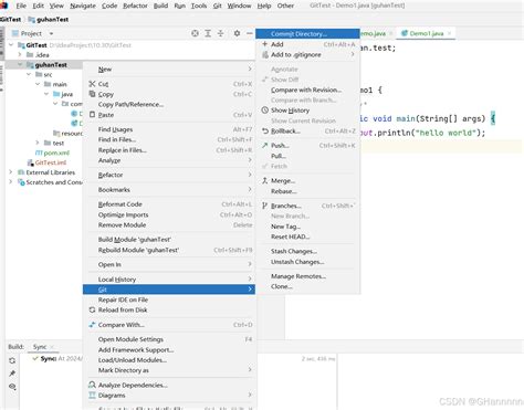 如何在idea中集成git和其对应的分支操作idea2024集成git Csdn博客 如何在idea中集成git和其对应的分支操作idea2024集成git Csdn博客