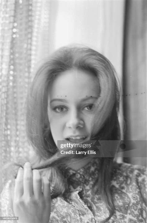 Portrait Of Actress Francesca Annis Playing With Her Hair April 12th