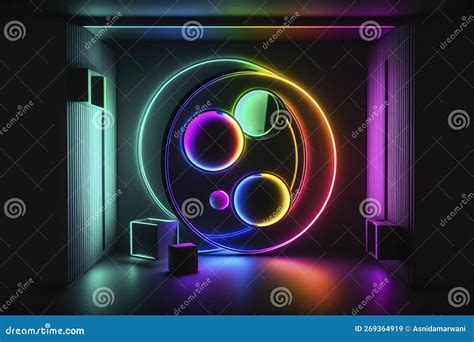 Neon Light Dark Light Mode Dark Mode High Contrast 5d Multiverse Particles Ambience Super
