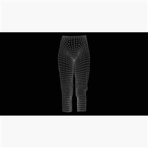 Red Square Pants 3d Model Download Trousers On