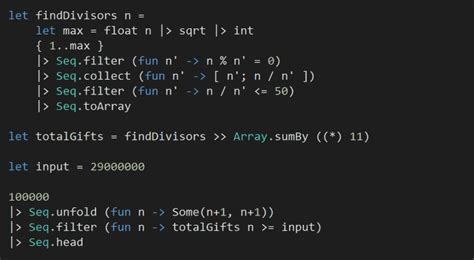 Advent Of Code F Day 20