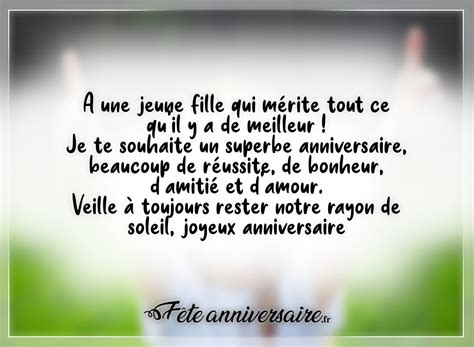 Texte D Anniversaire Pour Une Jeune Fille De Ans Hot Sex Picture