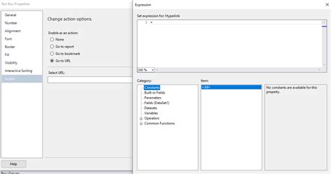 winforms how to add dynamic hyperlink in rdlc report wizard c