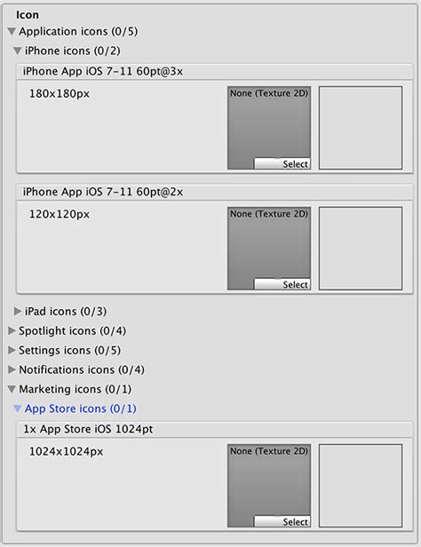 Ios Player Settings Unity 手册