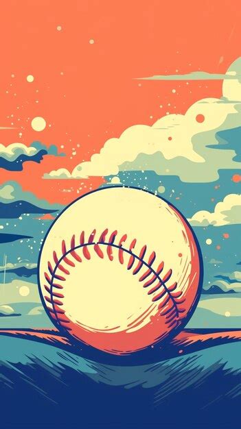 Premium Ai Image Design Of Baseball