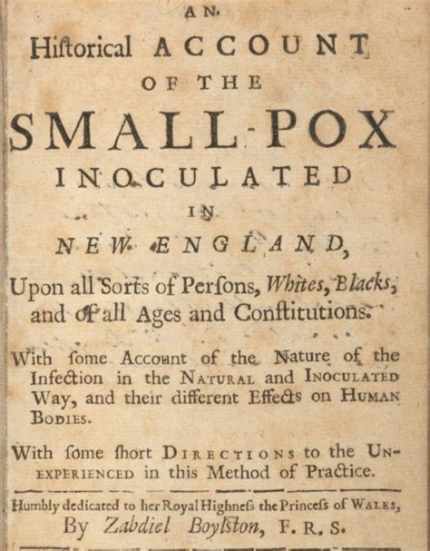 Smallpox Historic Ipswich