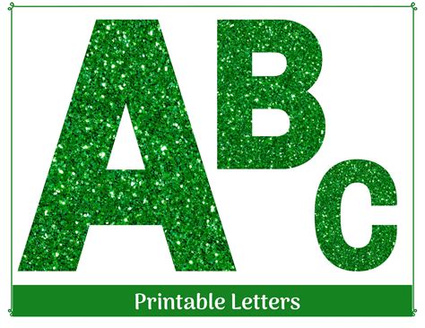 Free Free Printable Letters Green Download Free Free Printable Letters