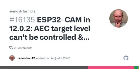 Esp32 Cam In 1202 Aec Target Level Cant Be Controlled And Wcaeclevel