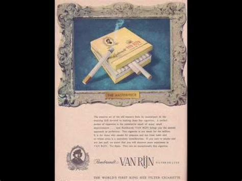 Rembrandt Van Rijn Cigarettes Youtube