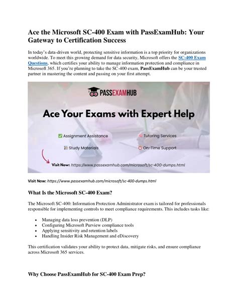 Ppt Get Authentic Microsoft Security Questions At Passexamhub Powerpoint Presentation Id