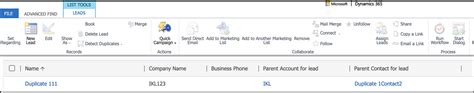 Merge Accounts Contacts Leads In Dynamics 365 Crm If You Are
