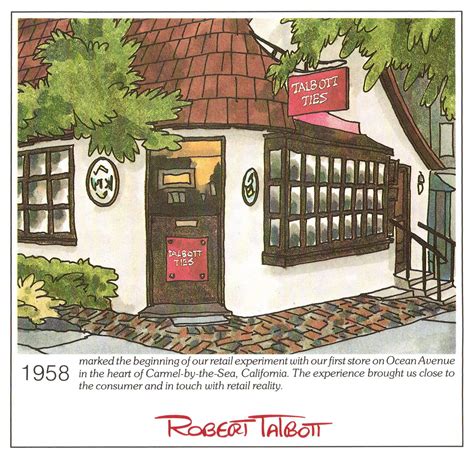 Robert Talbott Throwback To 1958 A Sketch Of Robert