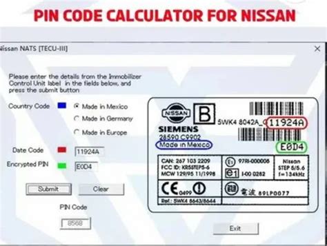 Nissan Pin Code At ₹ 800 Piece New Delhi Id 2854990163862