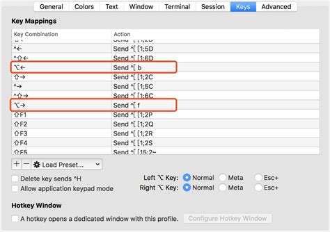 iterm2光标左右按照单词快速移动 csdn博客