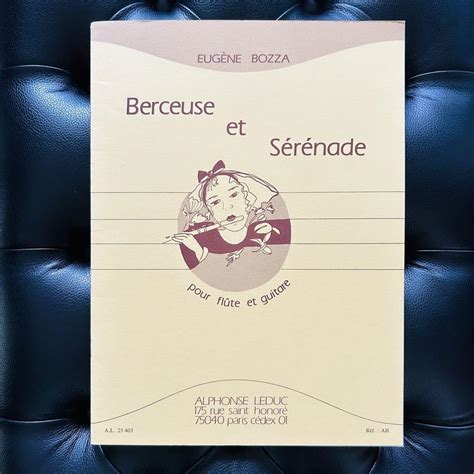 ボザ Bozza フルートとギターデュオ 輸入楽譜子守歌とセレナーデ メルカリ