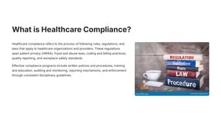 The Critical Role Of Compliance In Healthcare Pdf
