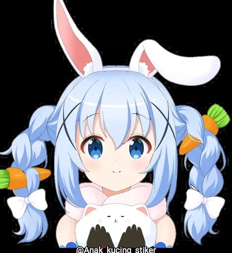 Usada Pekora Chibi Telegram Stickers