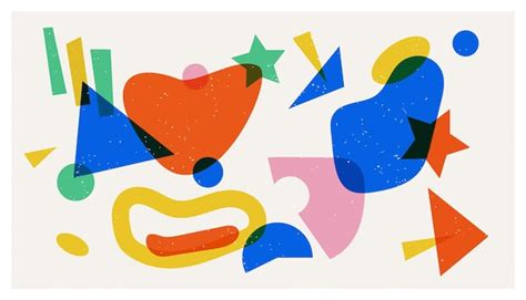 premium vector risograph element riso color print retro colorful