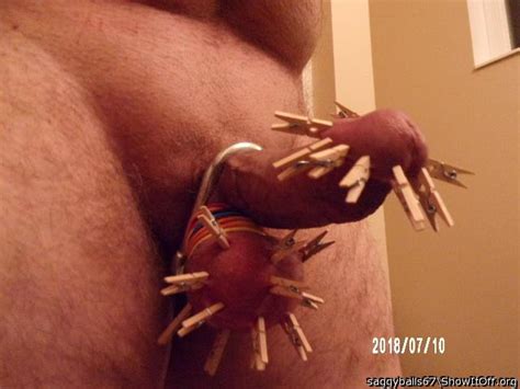 Jackmeoffnow Cbt Rings On Balls Clothespins On Cock Balls 7 15 18