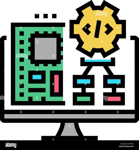 Embedded System Icon Stock Vector Images Alamy