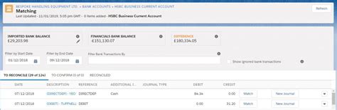 Bank Reconciliation Sage Financials Knowhow
