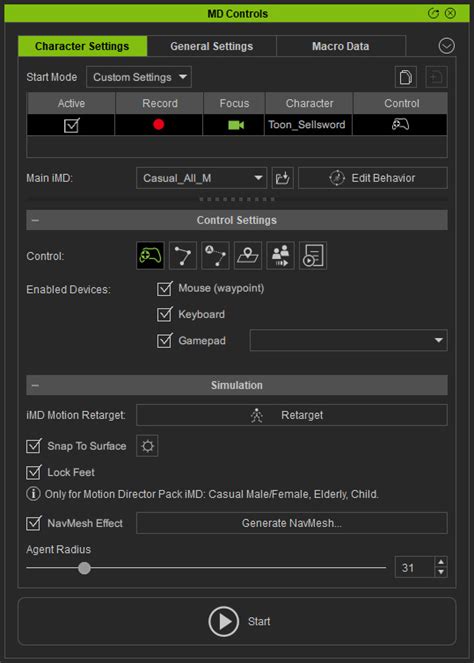 How To Create Path Restricted Character Motions