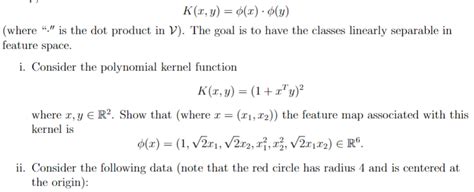 Solved Problem 3 One Approach To Applying SVM In Settings Chegg Com