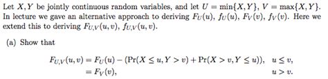 Let X Y Be Jointly Continuous Random Variables And