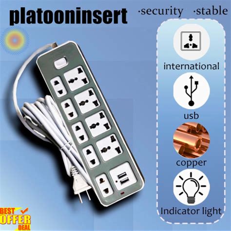 Cod Extension Socket With Switch Usb Extension Socket Power Board High Power Extension Cable