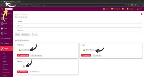 System Theme Settings Skudonet
