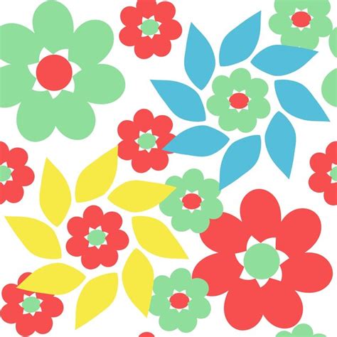 Premium Vector Pattern Flowers
