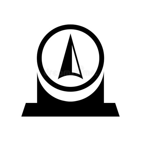 Compass Icon Vector Isolated On White Background Compass Sign Line